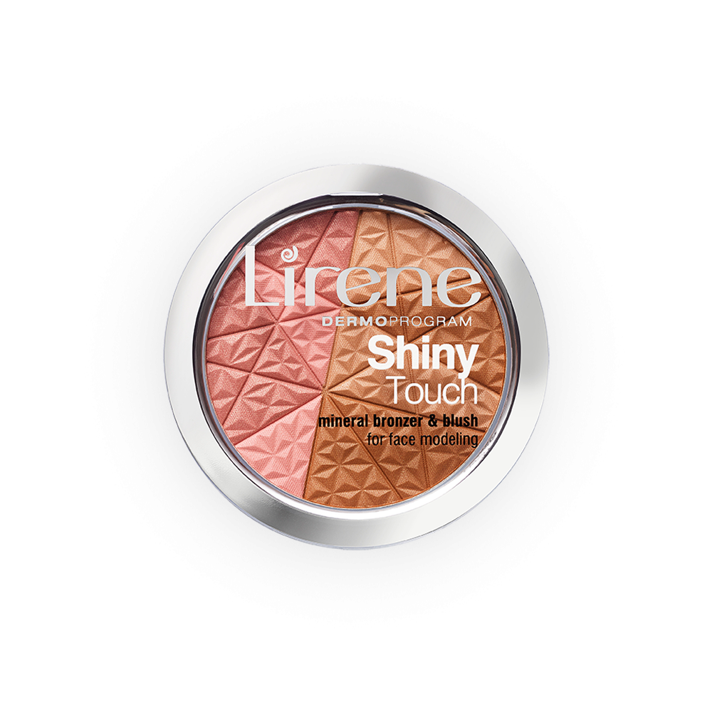 Lirene SHINY TOUCH Mineral bronzer and blush for face modeling 9 g | Lirene