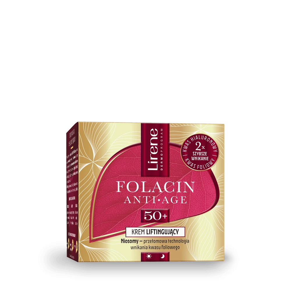 Lirene FOLACIN ANTI-AGE Krem liftingujący 50+ 50 ml | Lirene