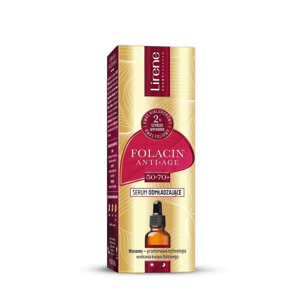 Lirene FOLACIN ANTI-AGE Serum odmładzające 50-70+ 30 ml | Lirene