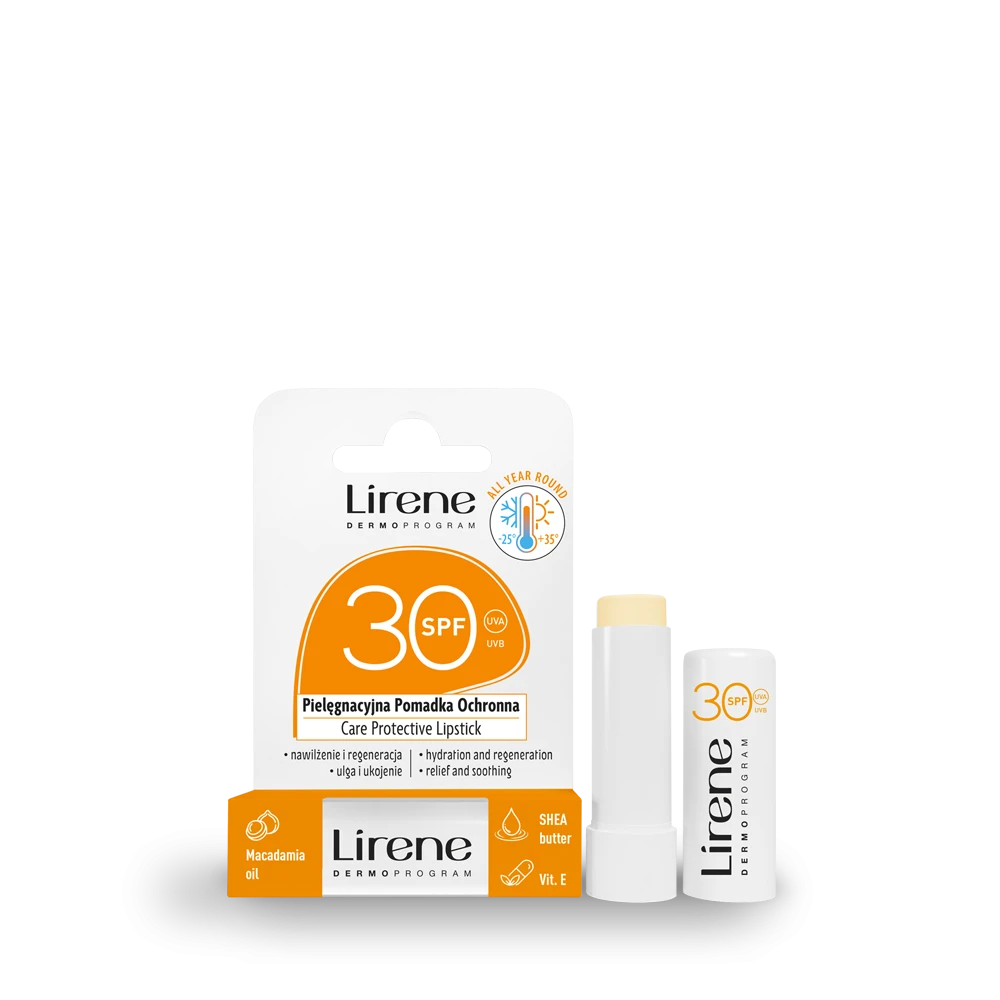 Lirene Pielęgnacyjna pomadka ochronna SPF 30 4,6 g | Lirene